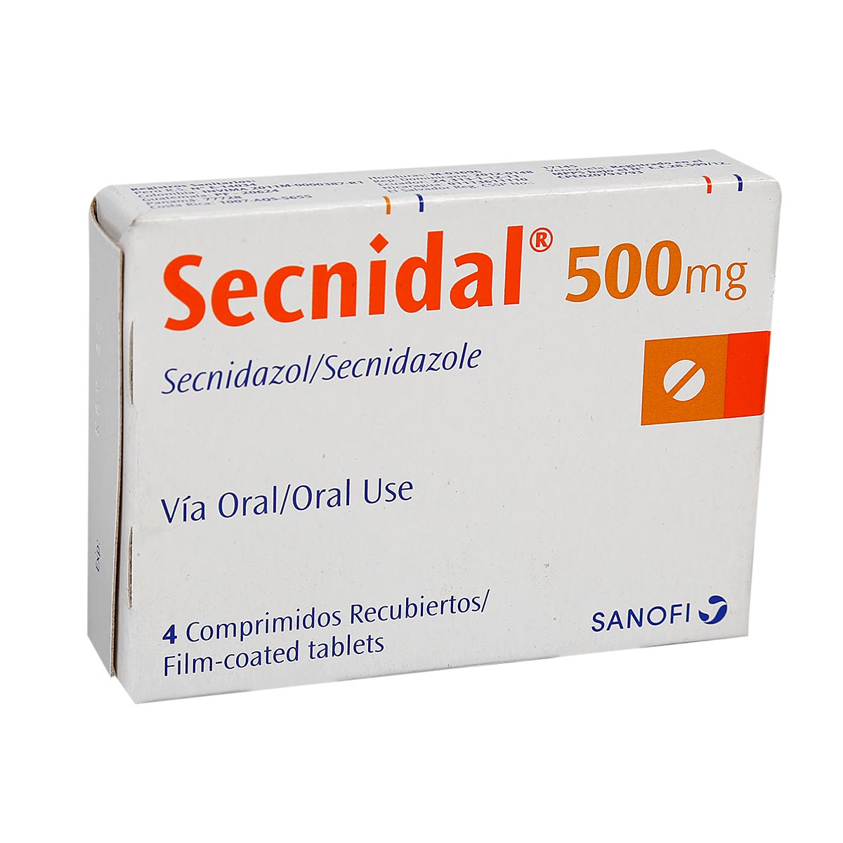 SECNIDAL 500 MG COMPRIMIDO RECUBIERTO