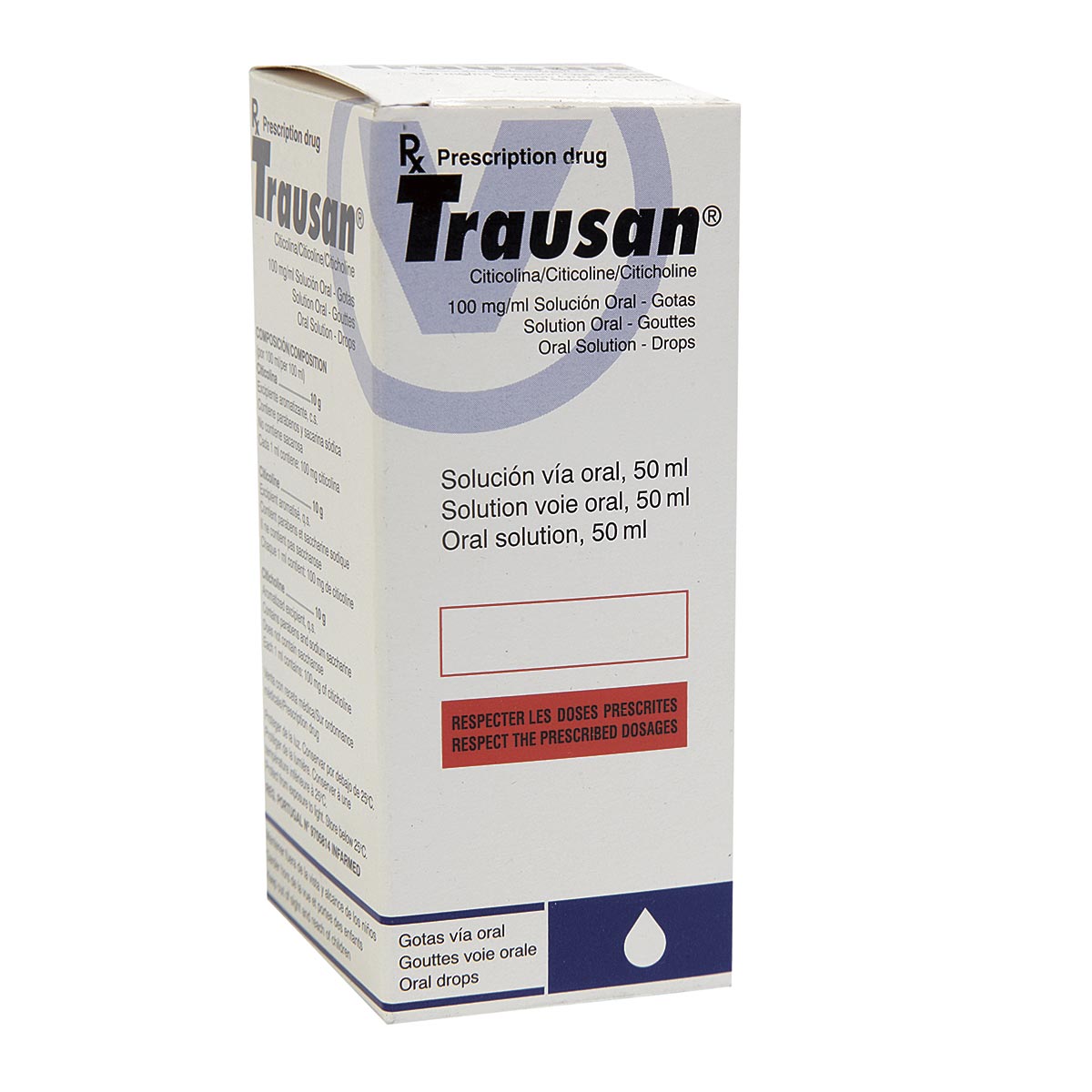 TRAUSAN 100 MG SOLUCION ORAL