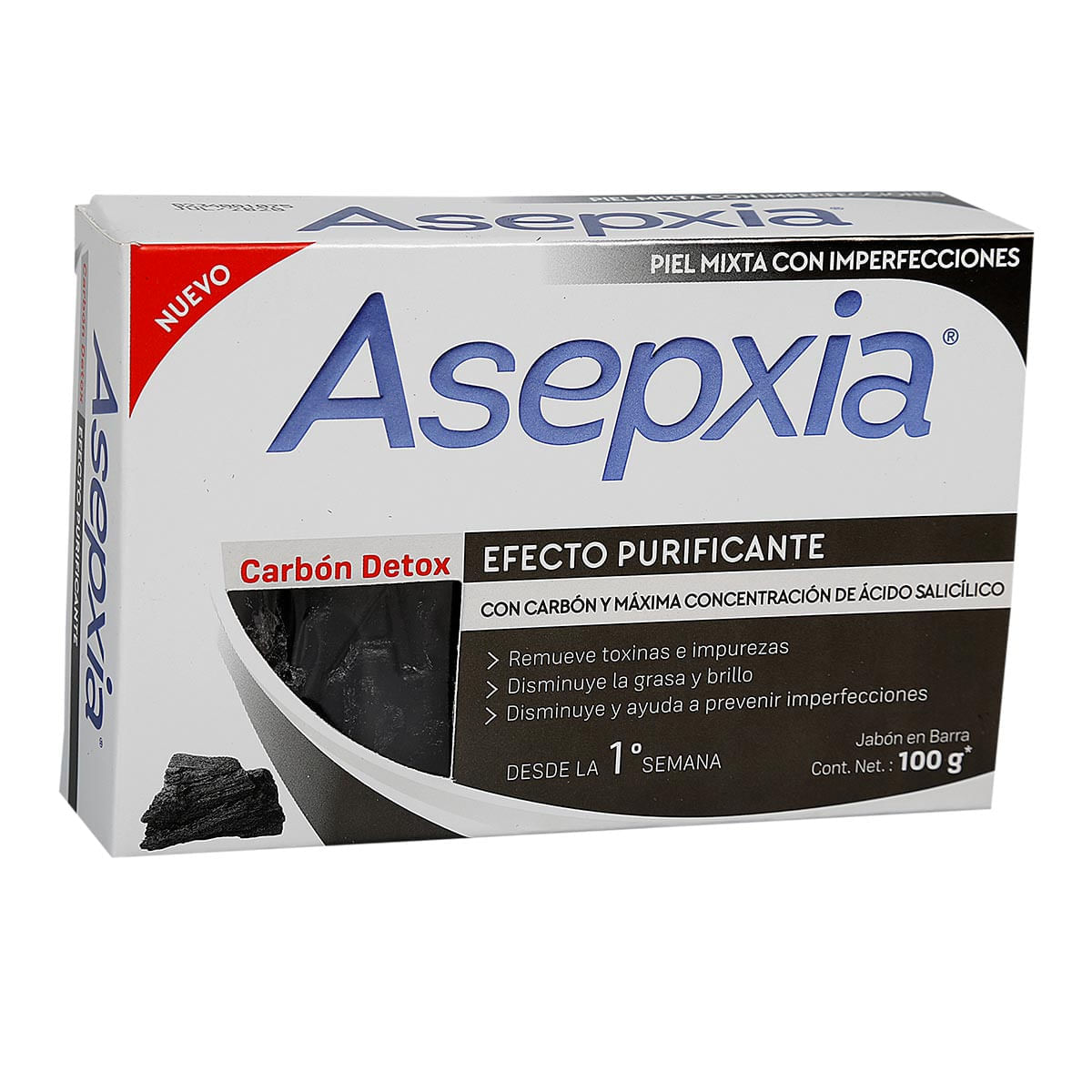 ASEPXIA JABON CARBON DETOX